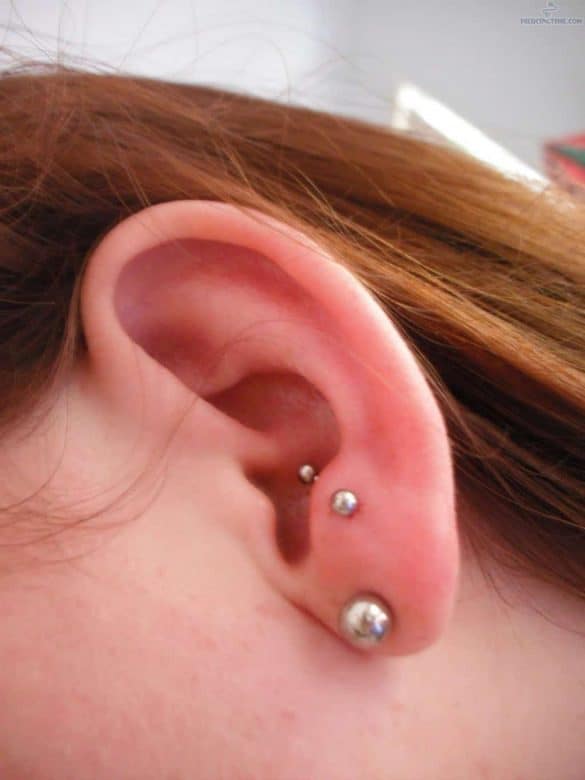 Antitragus piercing, Meaning Jewelry and Pictures